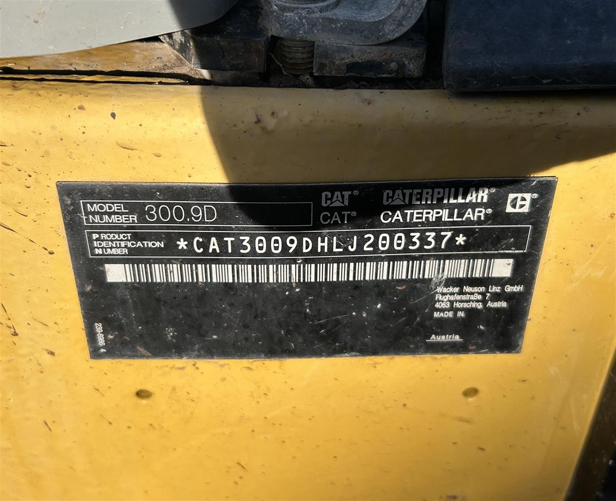 2014 Cat 300.9D Micro Excavator | Used Equipment | Western States Cat
